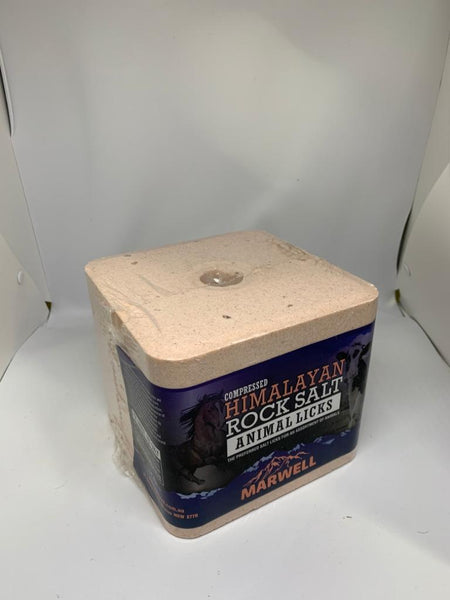 COMPRESSED HIMALAYAN PINK SALT LICK BLOCK 5 KG – MARWELL HIMALAYAN ...